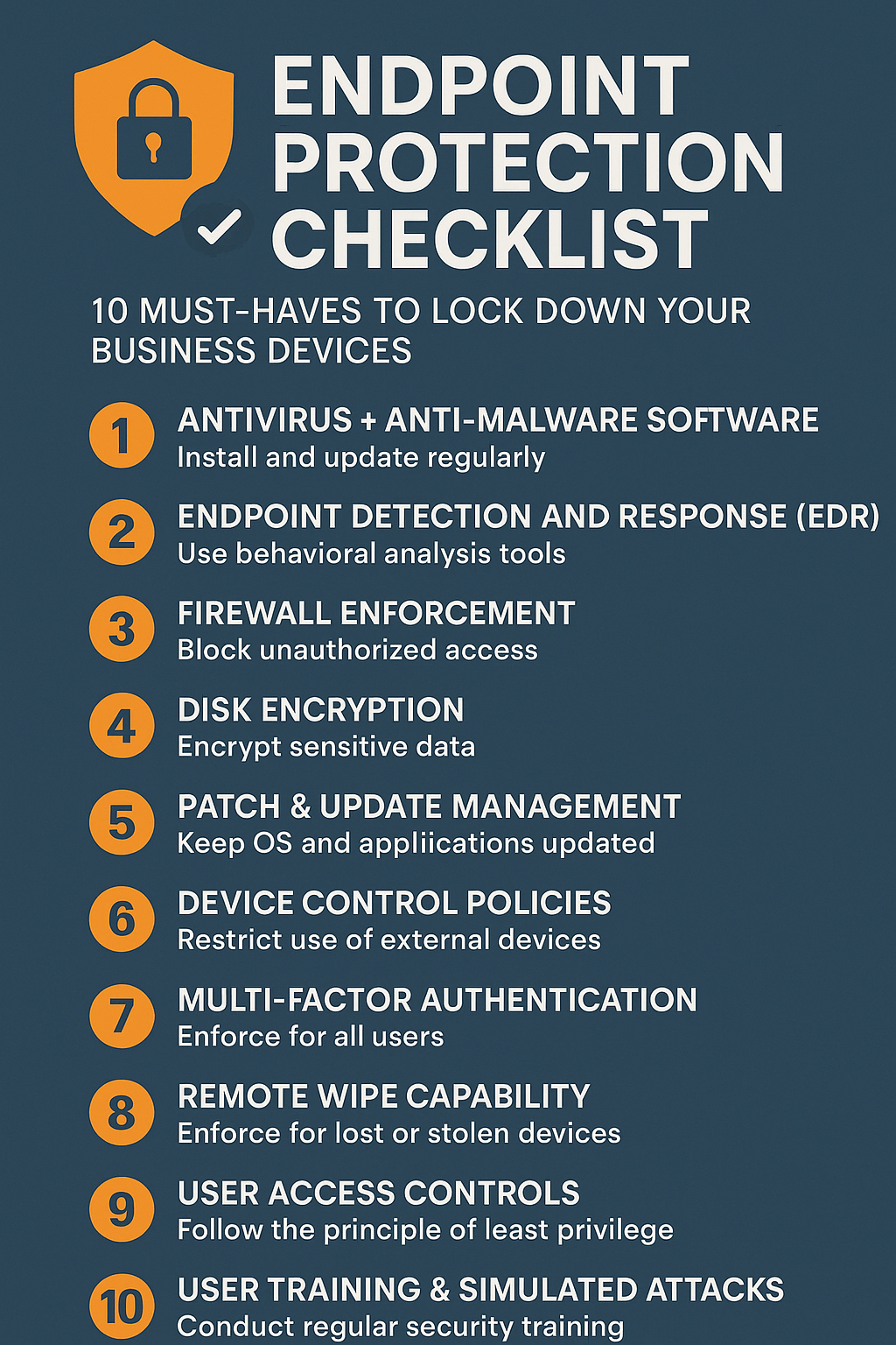 End Point Protection Checklist: 10 Things You Need to Secure Your ...